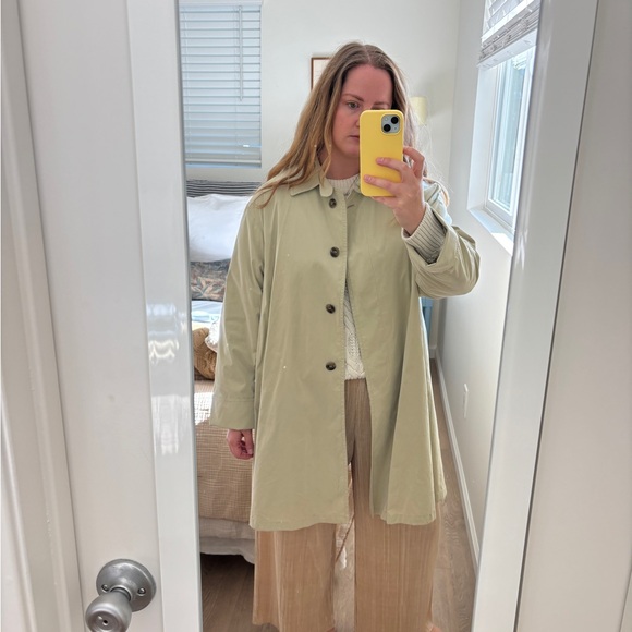 SANYO | Jackets & Coats | Vintage Sanyo Khaki Trenchcar Coat | Poshmark